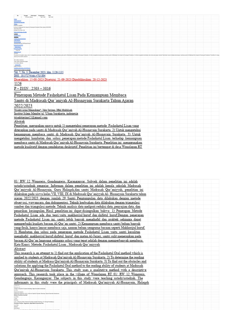 Laporan - Sheet2 | PDF