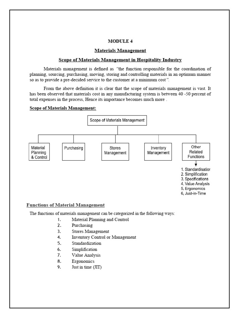 PPM at Module-4 | PDF | Warehouse | Logistics