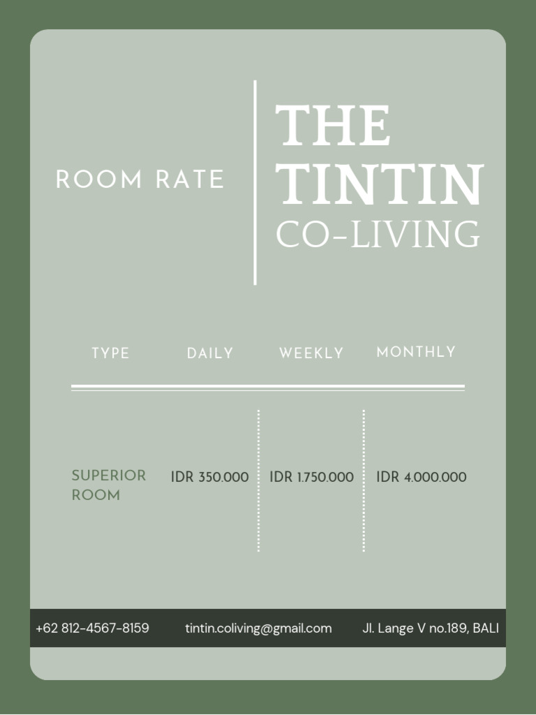 ROOM RATE 2023 | PDF