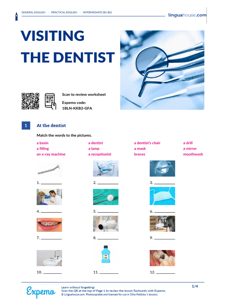 Visiting The Dentist British English Teacher | PDF | Dentist | Tooth