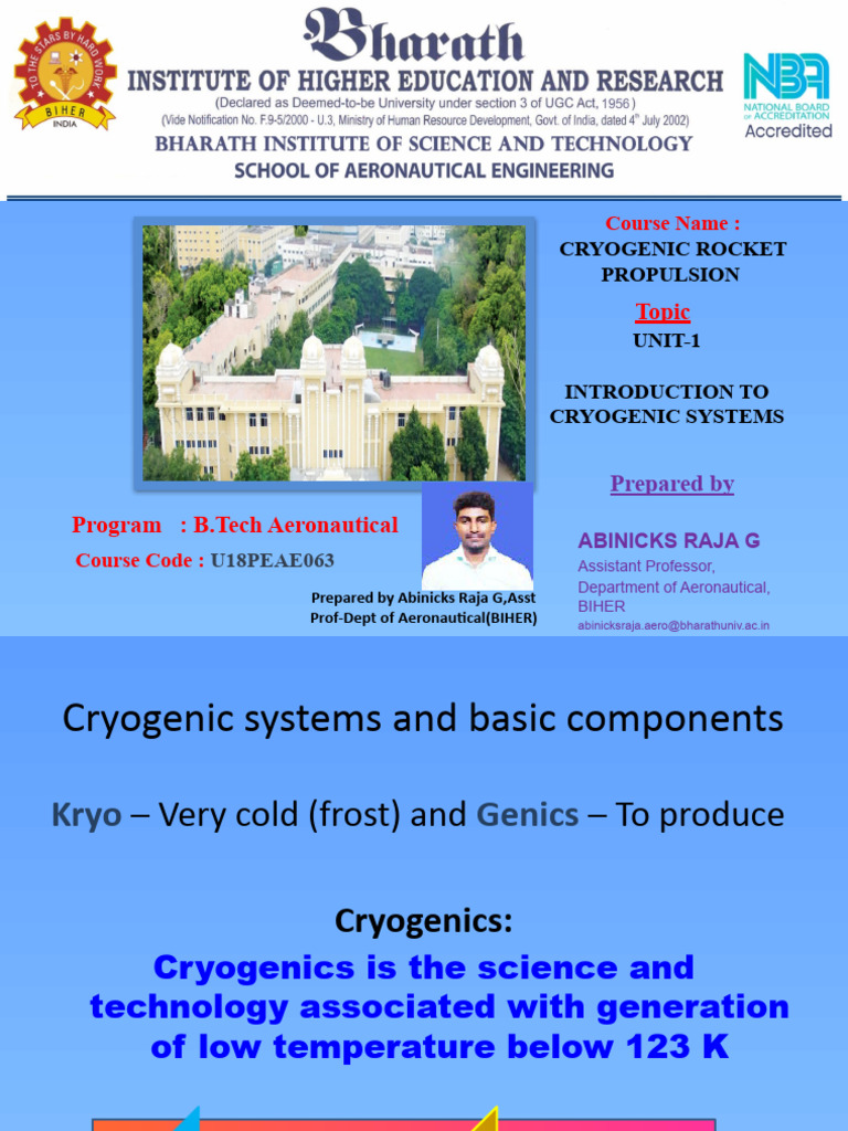 Cryogenic Systems and Cycles-Unit-1 | Download Free PDF | Latent Heat ...