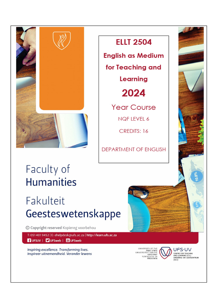 English Teaching Module ELLT 2504 Guide | PDF | Academic Degree ...