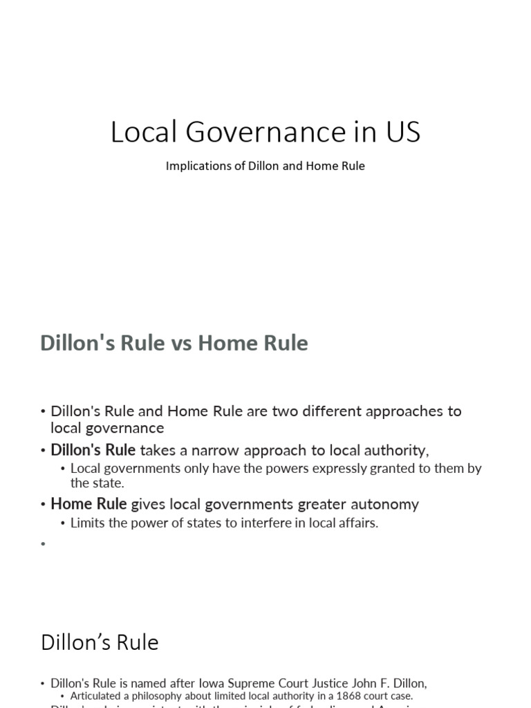Local Governance in US and UK | PDF | Taxes | Government