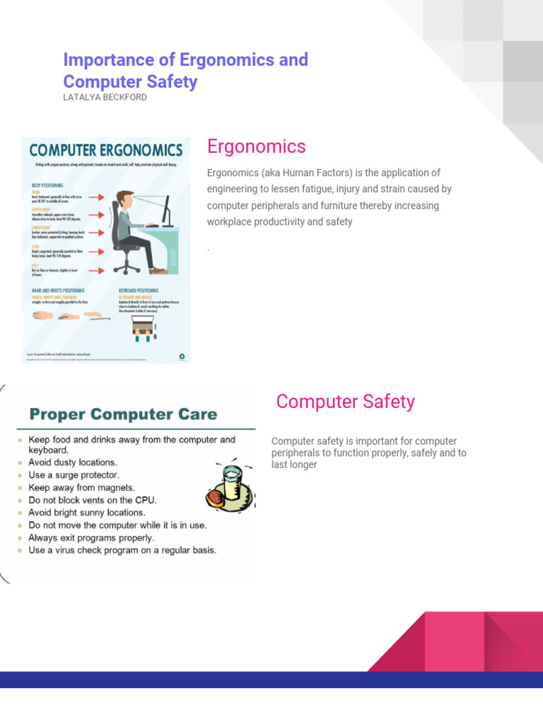 Brochure On Ergonomics | PDF