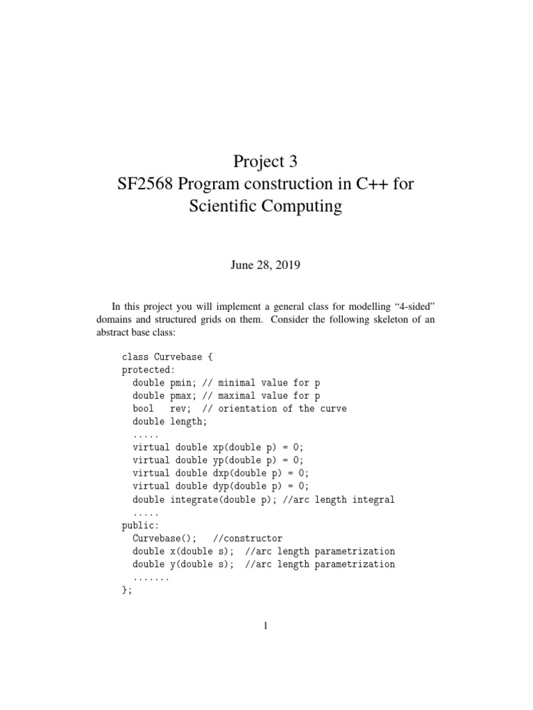 Proj 3 | PDF | Function (Mathematics) | Curve