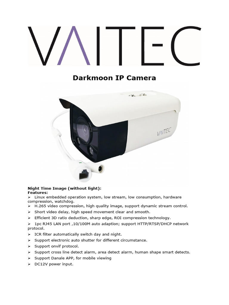 Darkmoon IP Camera | PDF
