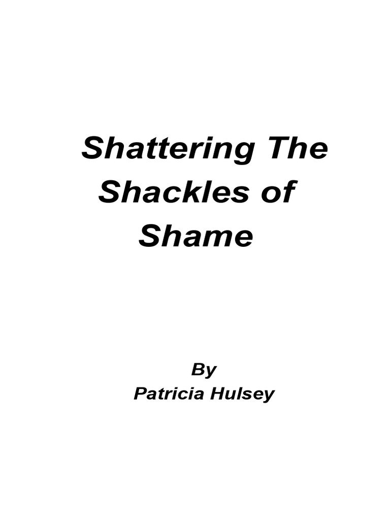 Book Shattering The Shackles of Shame | PDF | Guilt (Emotion) | Adam ...