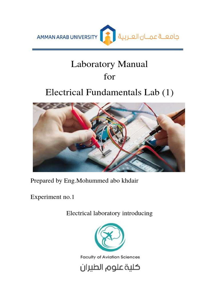 Exp.1 Electrical Lab Introducing | PDF | Electrical Network | Capacitor