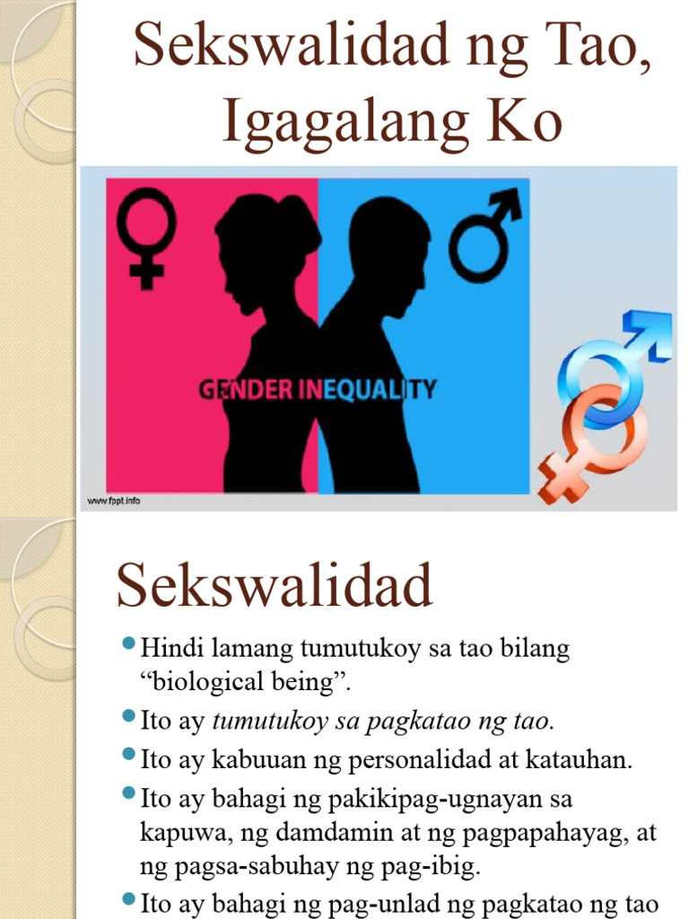 HRG - Ppt- Sekswalidad Ng Tao, Igagalang Ko | PDF