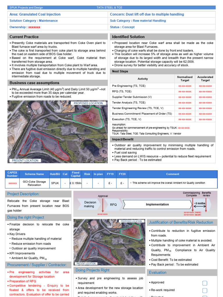Optimize Coke Storage to Reduce Emissions | PDF | Coke (Fuel) | Air ...