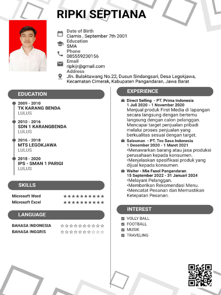 Curiculum Vitae (CV).. | PDF