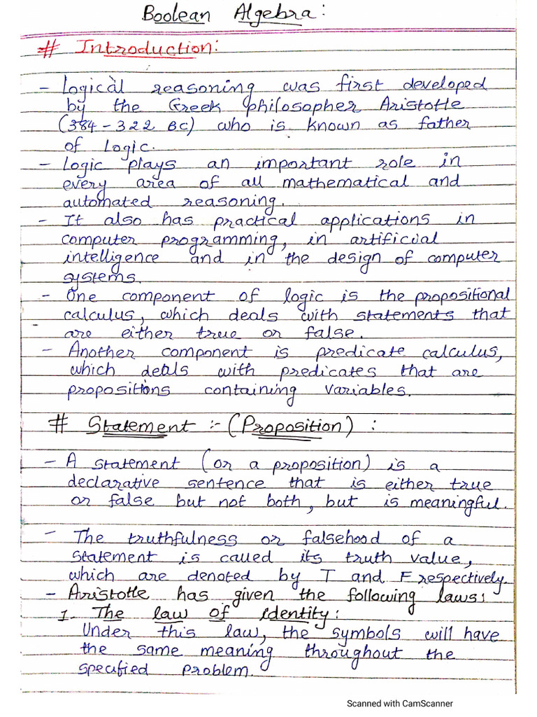 Lattices and Boolean Algebra | PDF