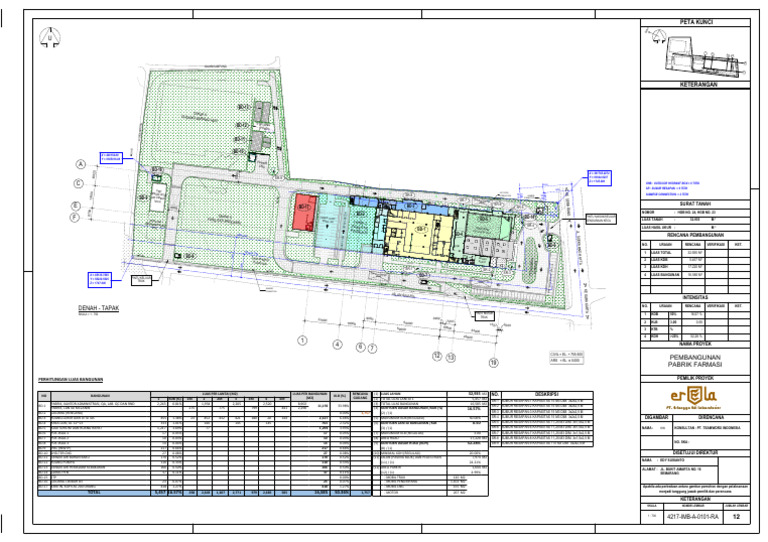4217 Imb A 0101 Ra Denah Tapak | PDF