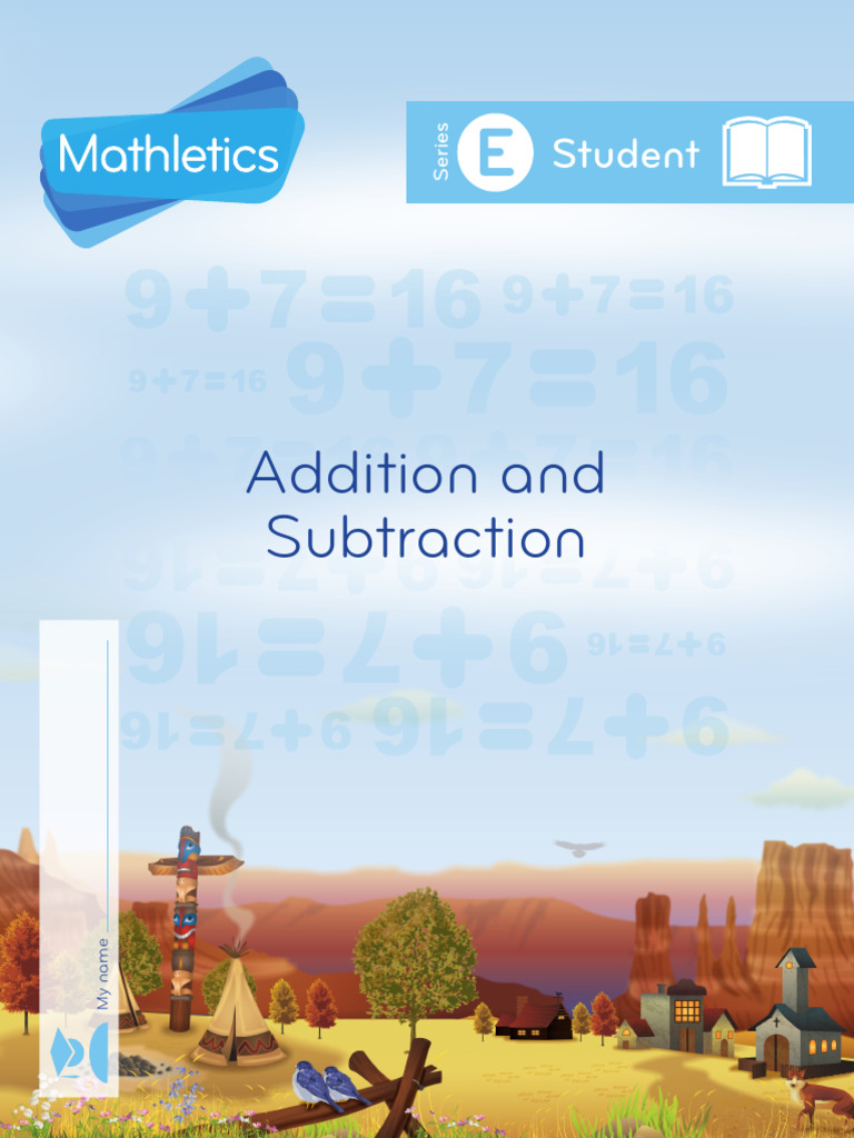 Mathletics - Addition and Subtraction Workbook | PDF