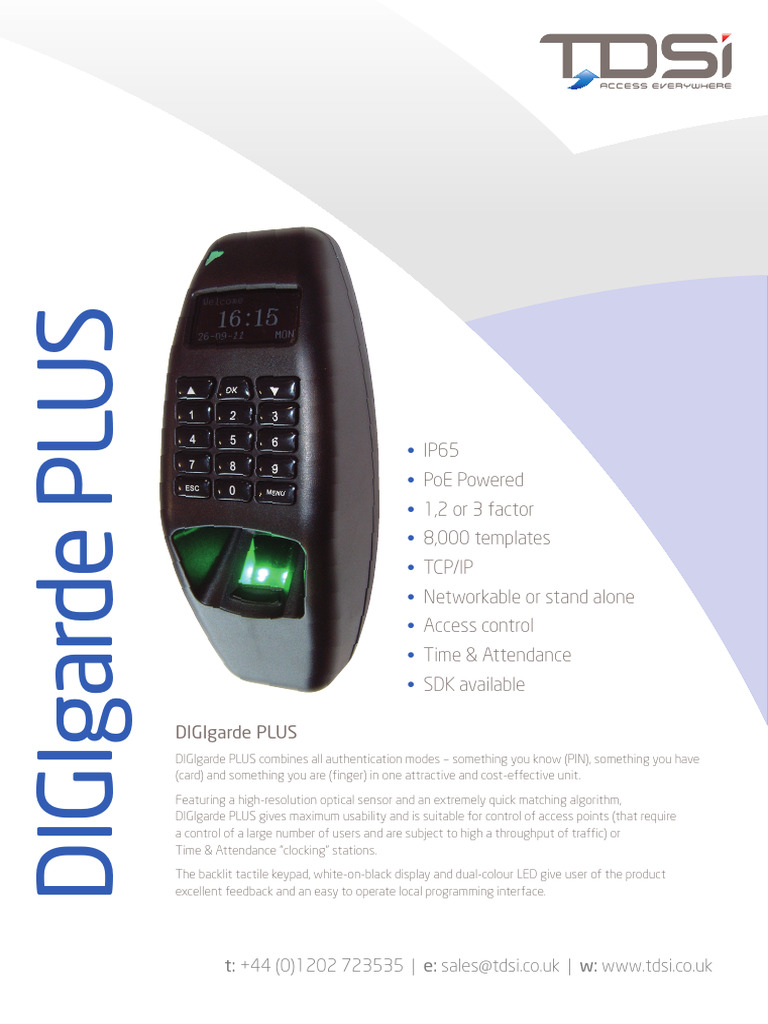 DIGIgardePLUS_4-1 | PDF | Access Control | Computer Engineering
