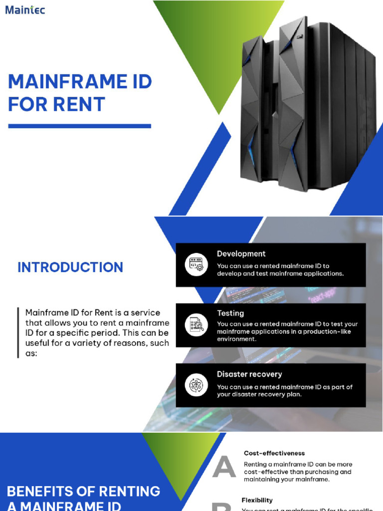 Mainframe ID For Rent | PDF