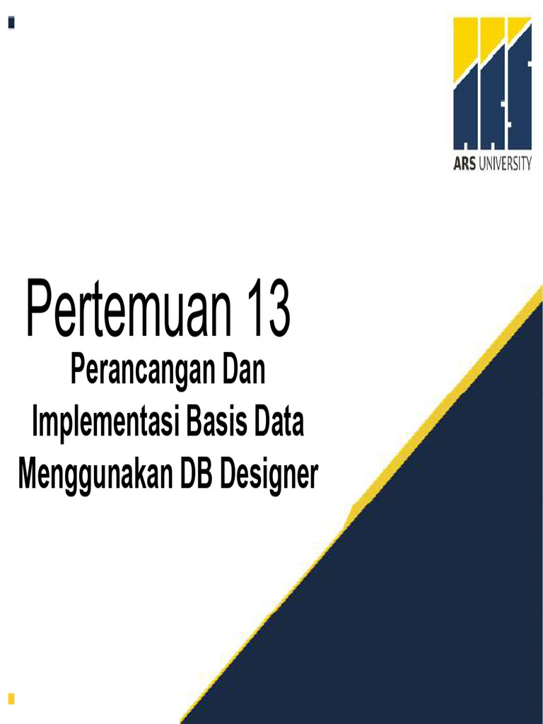 Panduan DBDesigner untuk MySQL | PDF