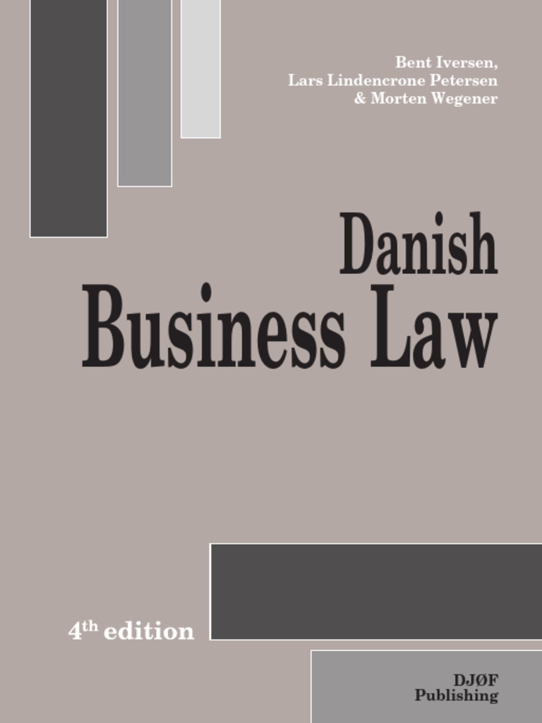 Danish Business Law Compress | PDF | Sources Of Law | Insurance