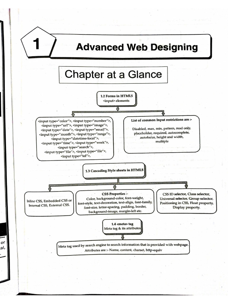 IT 12th TPS Chap 1 Advanced Web Designing | PDF