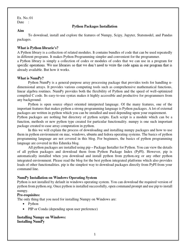 CS3361 Data Science Lab Manual | PDF | Python (Programming Language) | Software Engineering