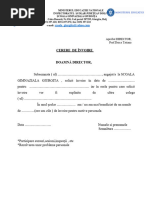 Model - Cerere Decontare Naveta | PDF