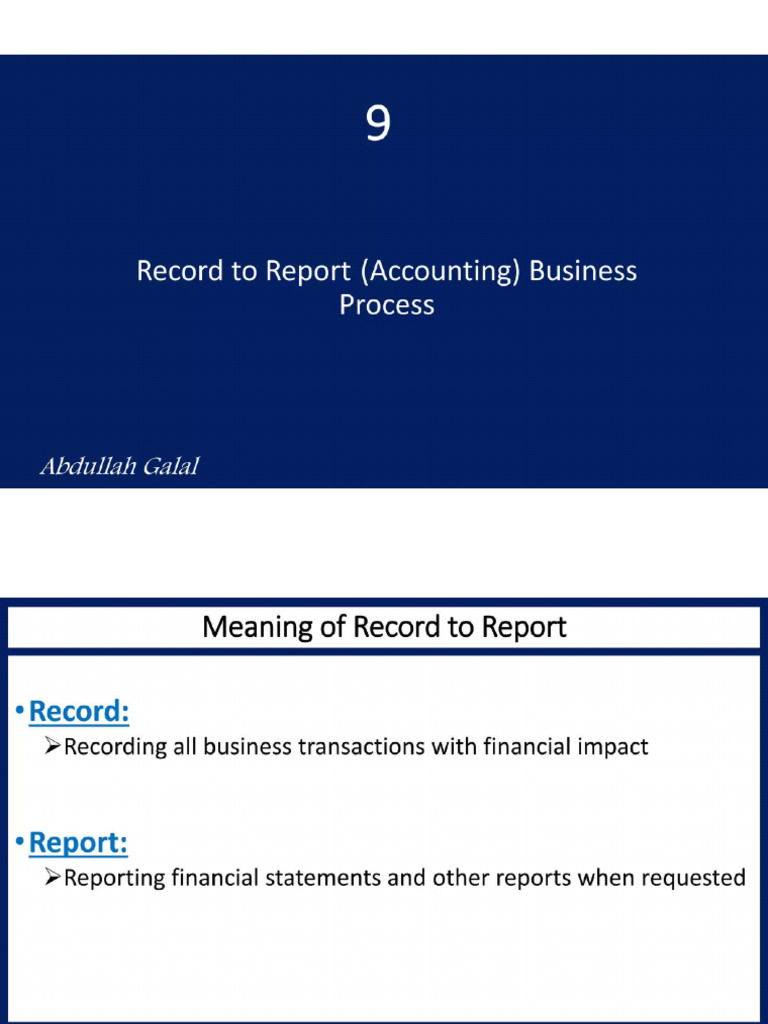 Accounting Record 2 Report | PDF