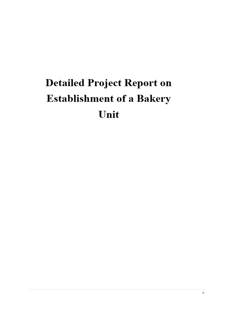 Bakery Unit | PDF | Bakery | Expense