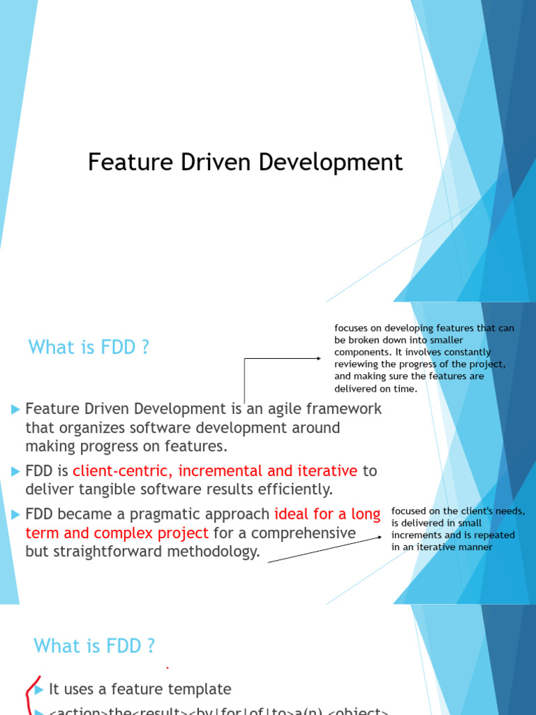 Feature Driven Development | Download Free PDF | Software Development ...
