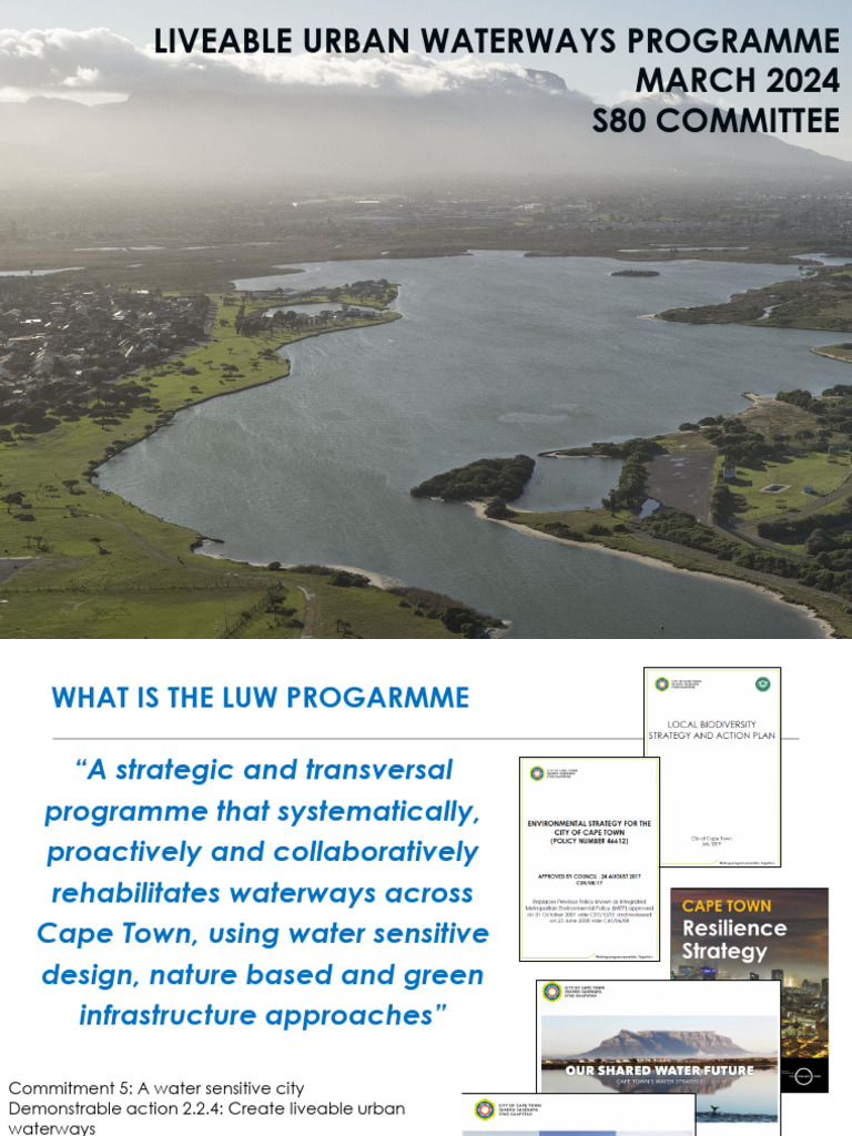 Liveable Urban Waterways Programme Update - 15 March 2024 | PDF | River ...
