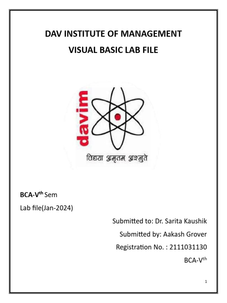 Dav Visual Basic File Pdf Parameter Computer Programming Computer Programming