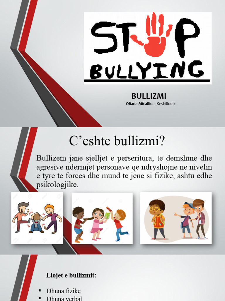 Bullizmi Ne Shkolle | PDF
