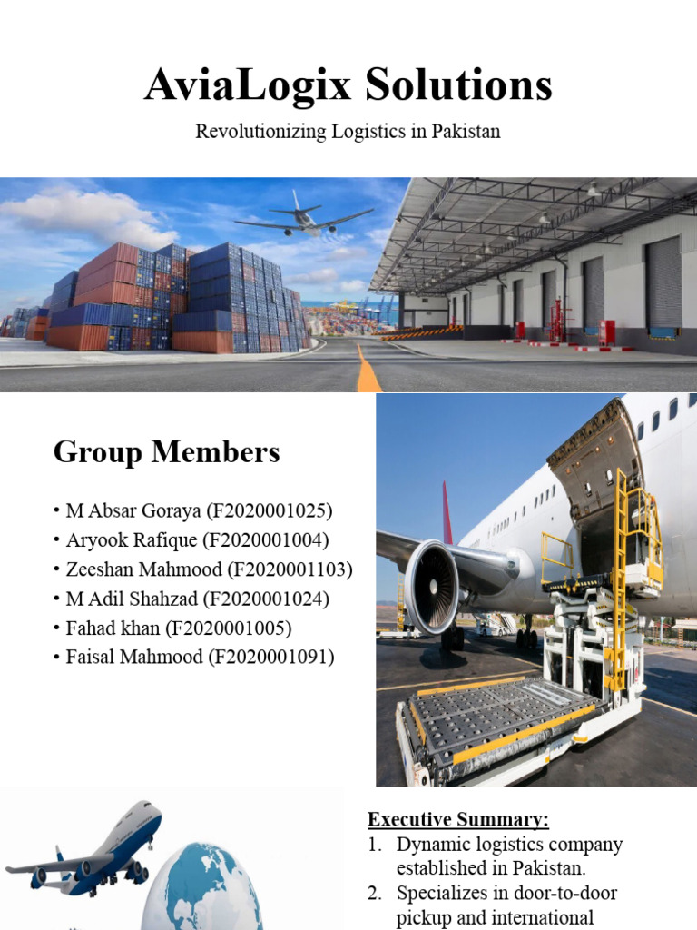AviaLogix Solutions PPPT | PDF | Logistics | Market Segmentation
