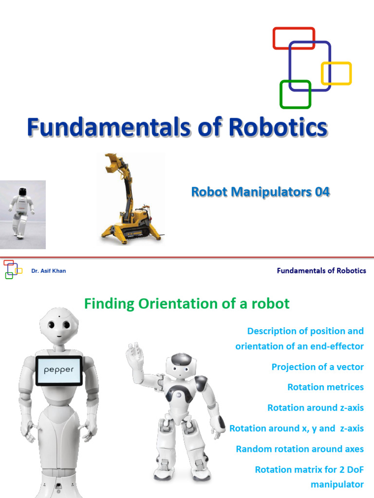 Fundamentals of Robotics 04 | Download Free PDF | Cartesian Coordinate ...