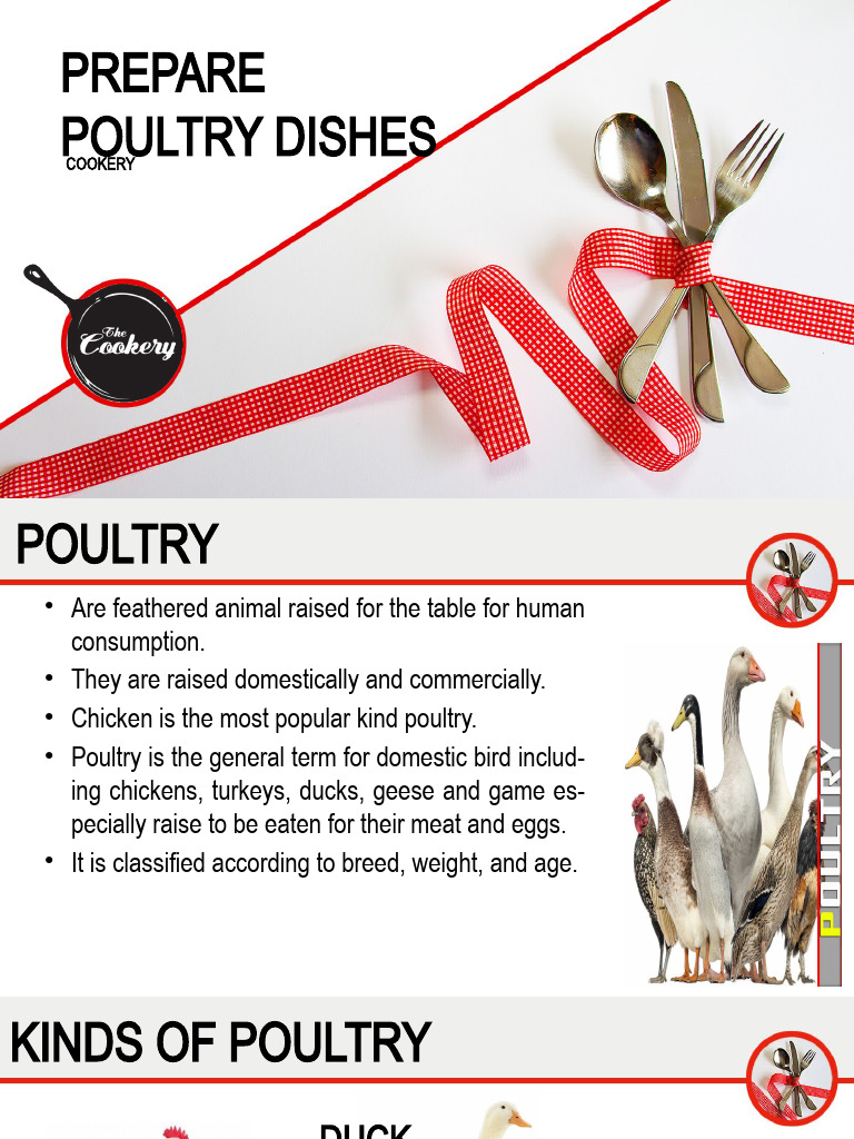 Poultry Preparation and Types Guide | PDF | Poultry | Chicken