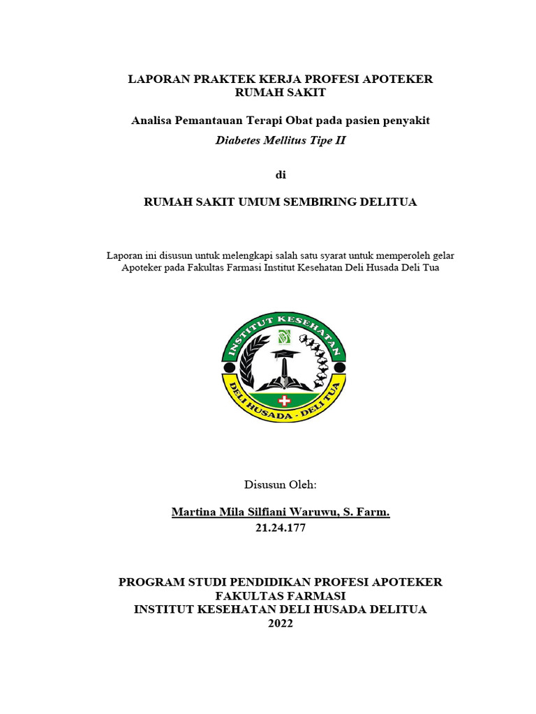 Laporan Kasus Martina Mila | PDF | Kesehatan Holistik | Sains & Matematika