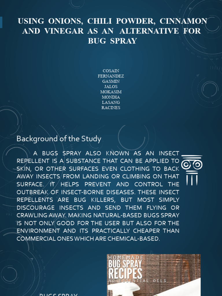 Bugs Spray SIP Grade 9 | PDF | Insects And Humans