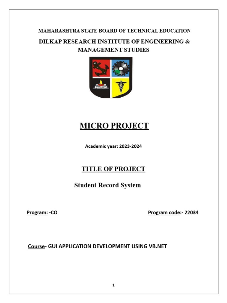 Microproject Gui | PDF | Databases | Microsoft Access