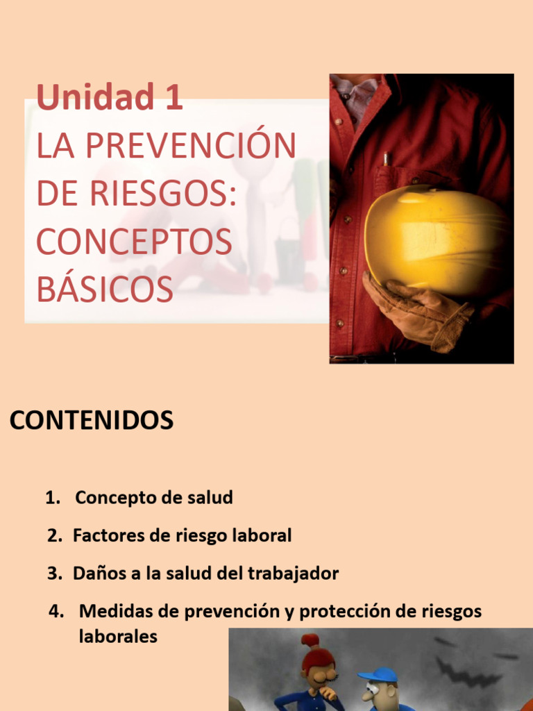 Prevención de Riesgos Laborales | PDF | Factores humanos y ergonomía