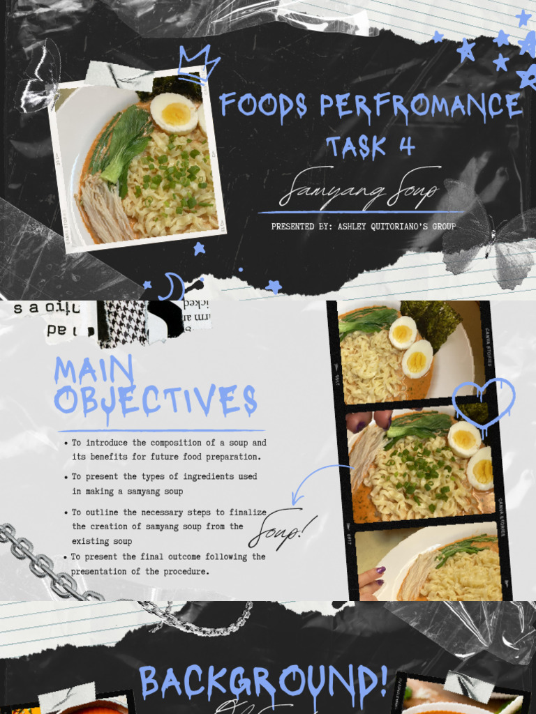 Food PETA 4 (3rd Quarter, Soup Documentation) | PDF | Soup | Cooking