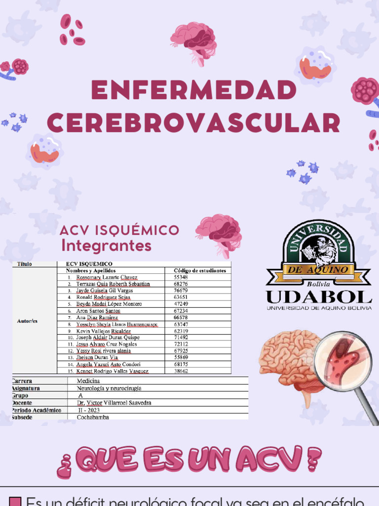 Enfermedad Cerebrovascular-1 - Compressed | PDF | Carrera | Isquemia