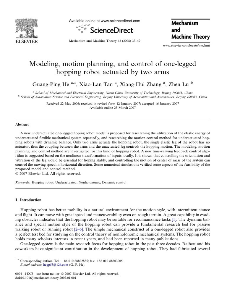 13- Modeling, motion planning, and control of one-legged hopping robot ...