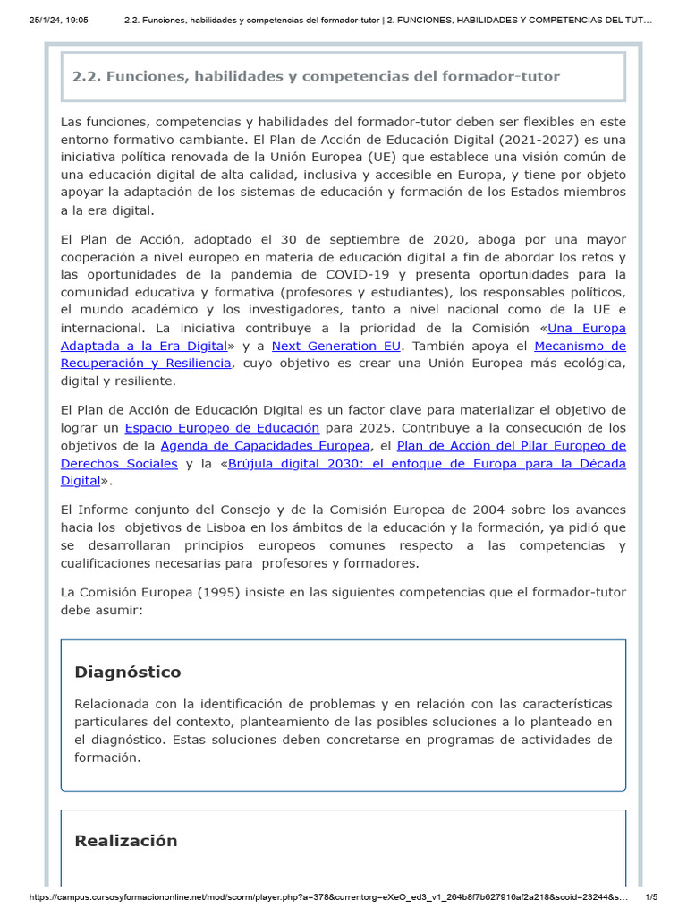 funciones habilidad y competencias del tutor | PDF | Aprendizaje | Maestros