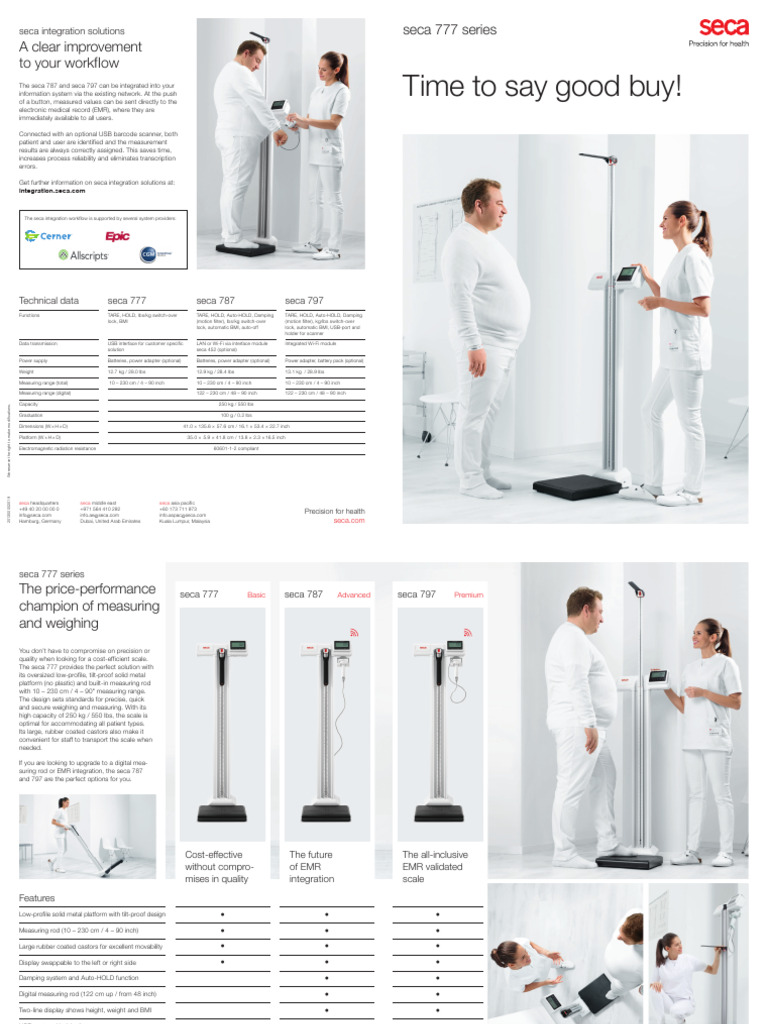 Seca-777-Digital Scale With EMR - 240113 - 095504 | PDF | Electronic ...