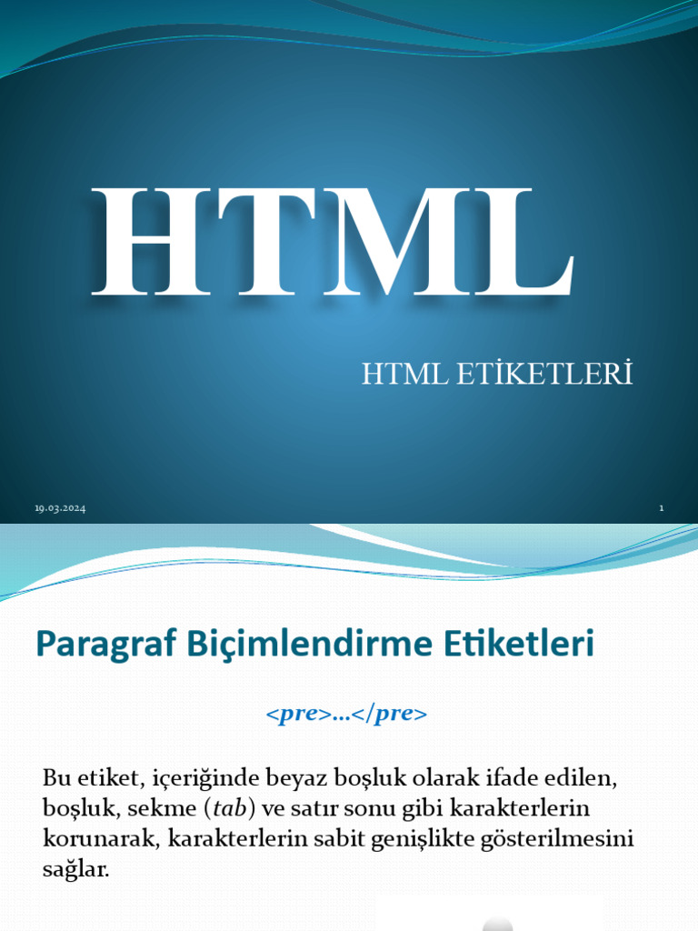 html_etiketleri | PDF