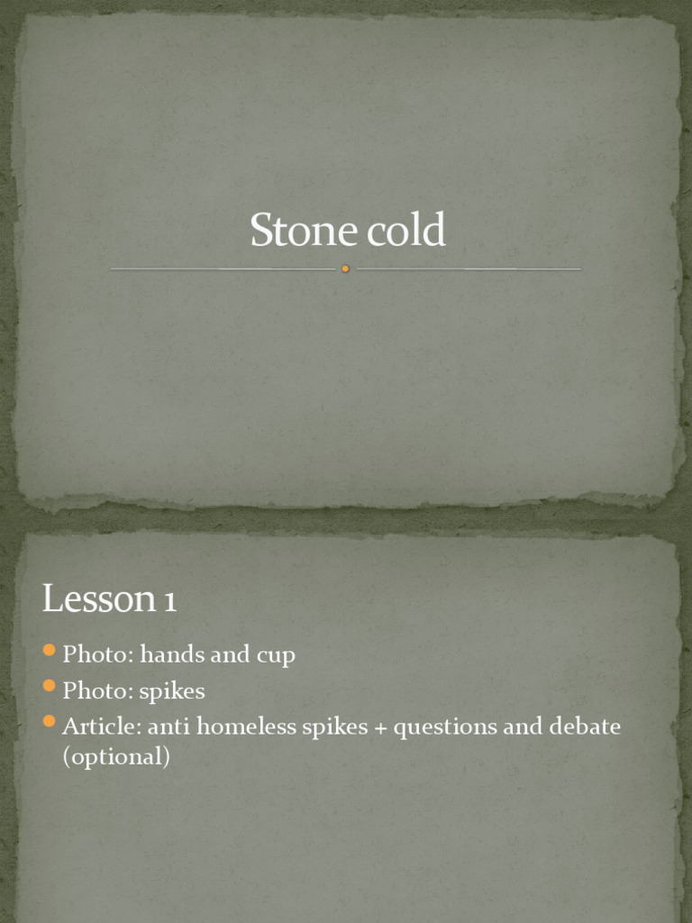 Stone Cold | PDF