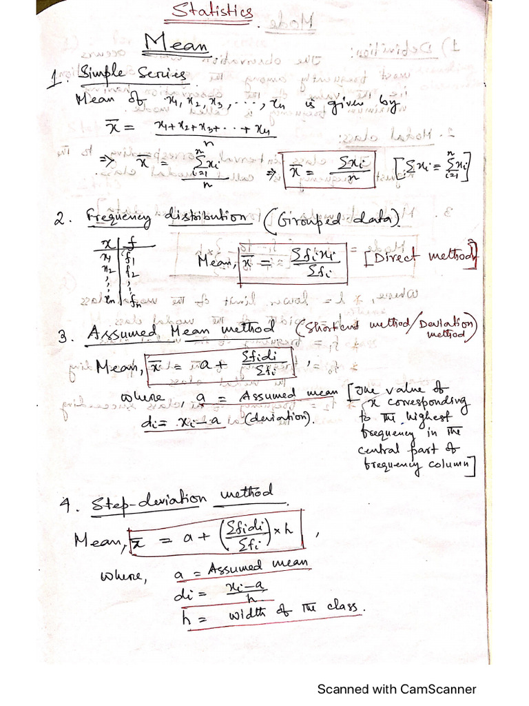 Statistics 1 | PDF