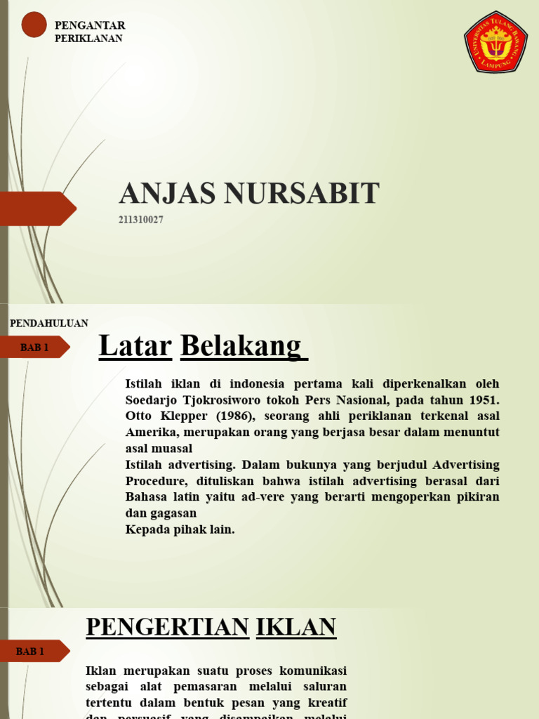 Anjas Nursabit Bab 1 | PDF | Ilmu Sosial