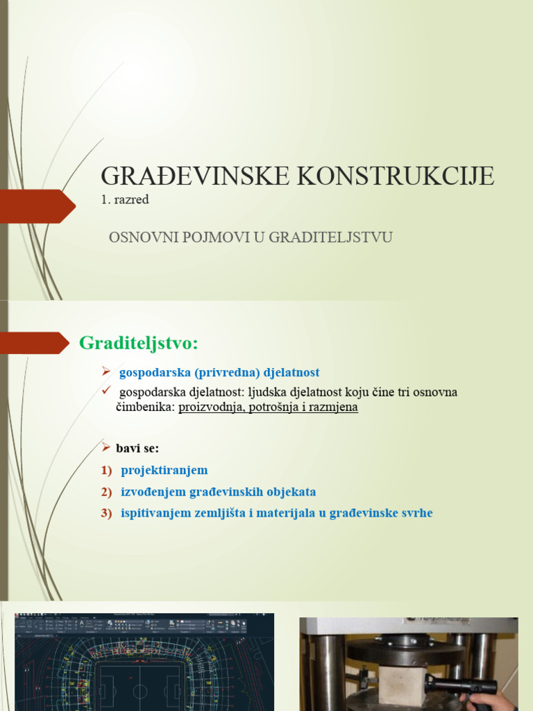 01 - Graditeljstvo + | PDF