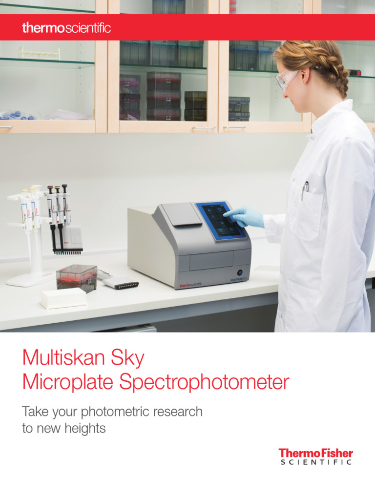 Multiskan Sky Microplate Spectrophotometer Brochure | PDF ...