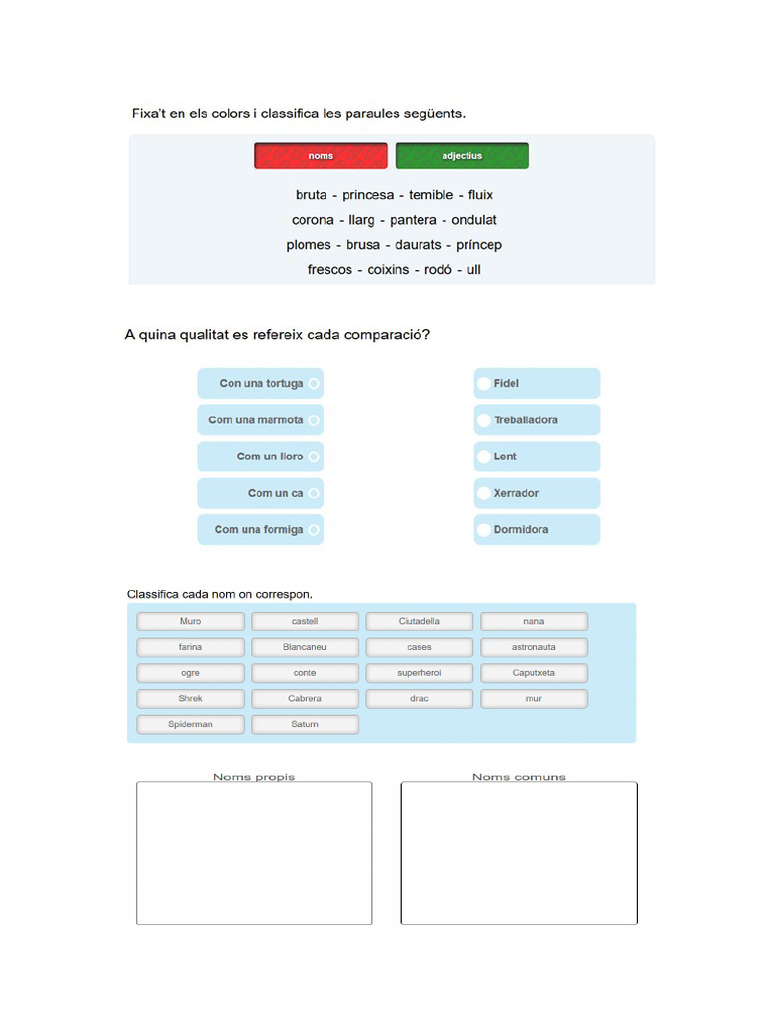 Català Adjectius | PDF